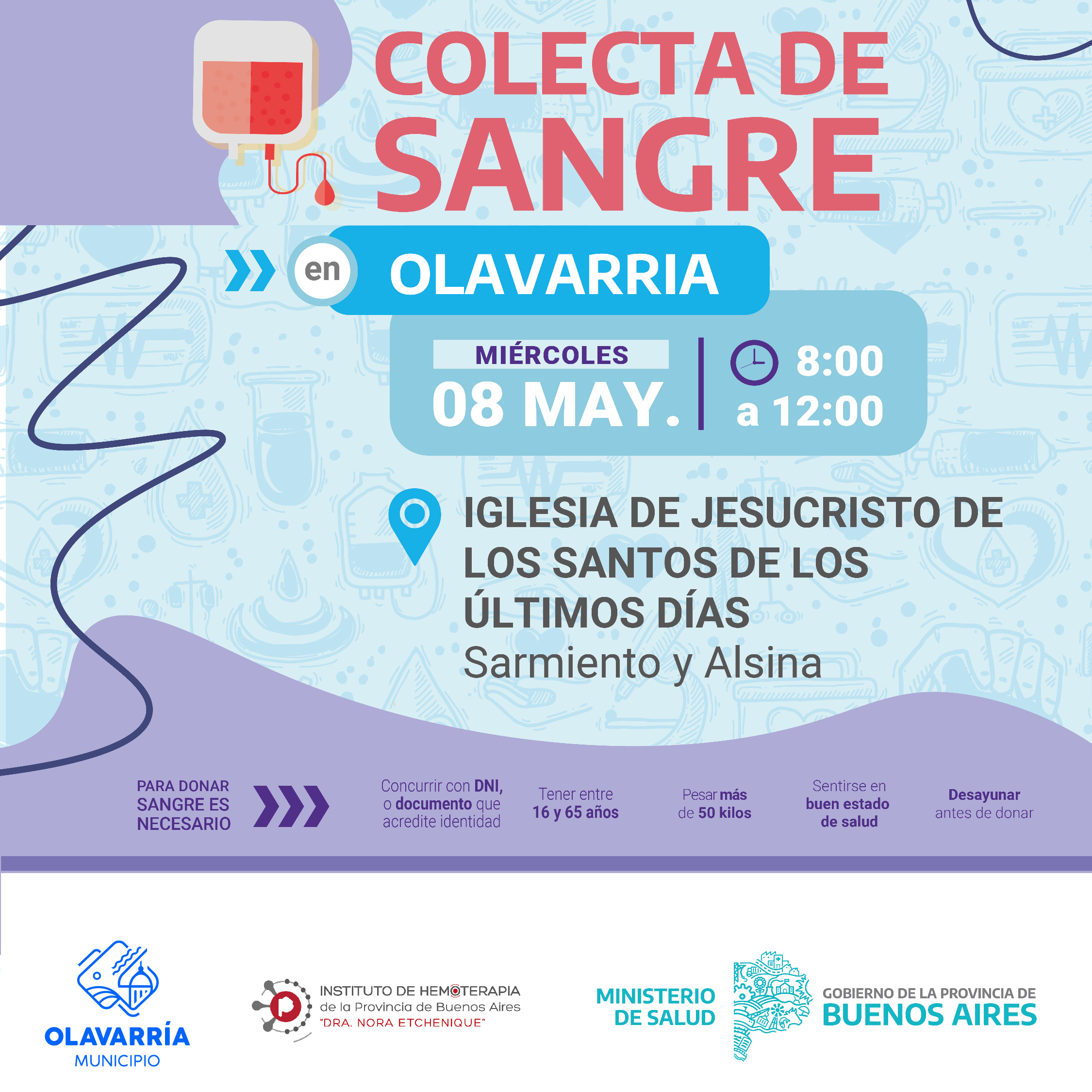 Hemoterapia: Anuncian el cronograma de colectas externas de sangre - En ...